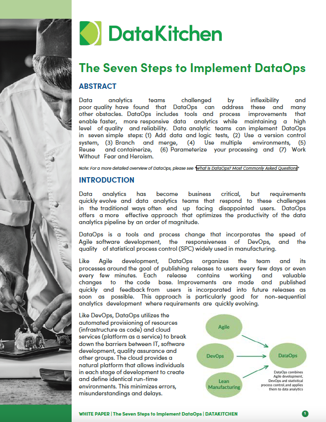 7 Steps to Implement DataOps